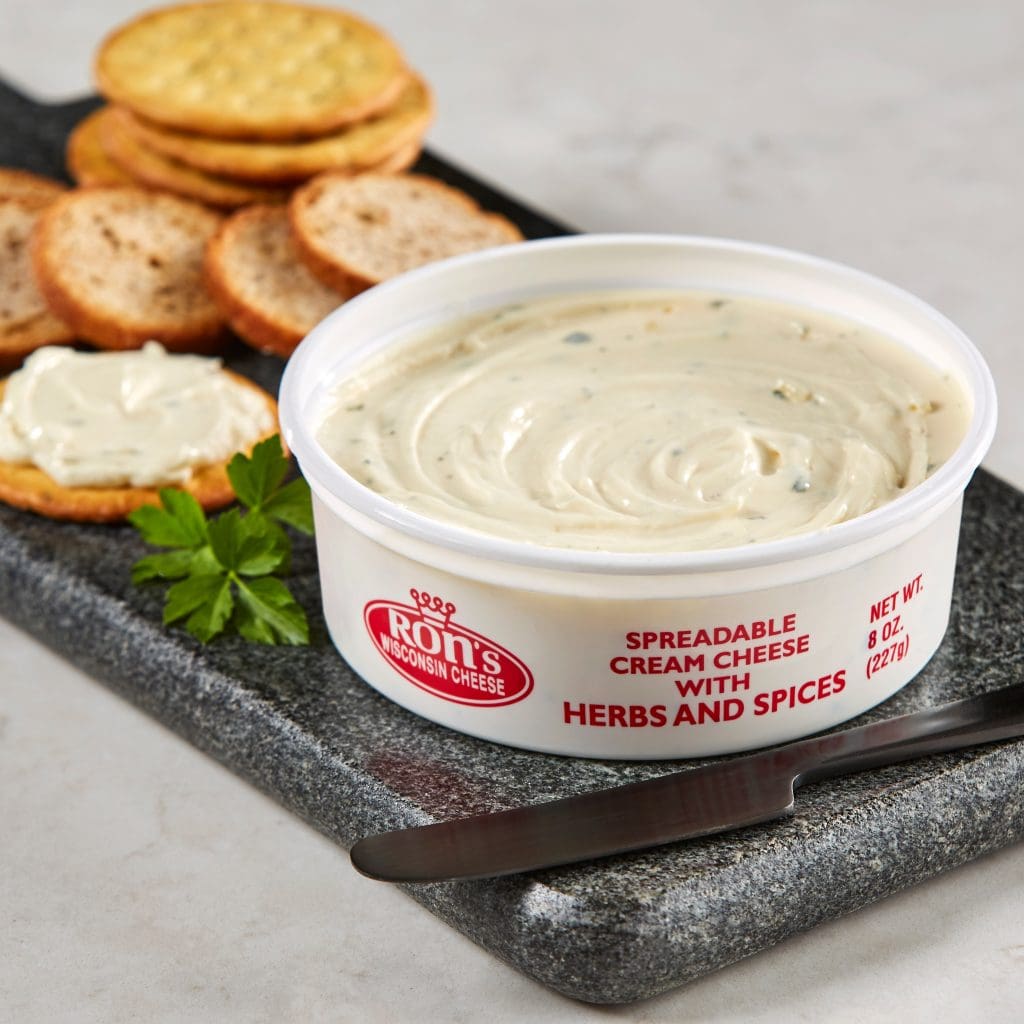 Original Herb & Spice Cheese Spread - Ron's Wisconsin Cheese